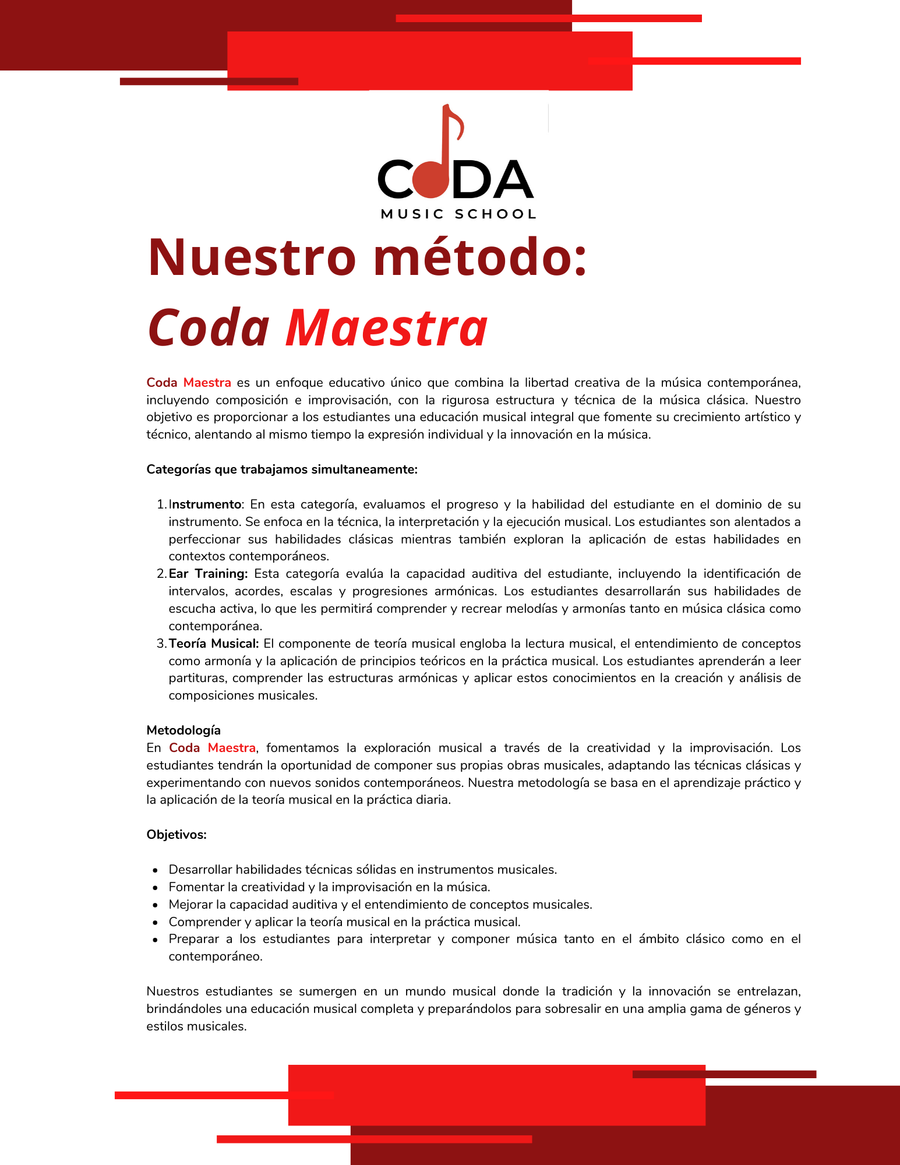 Programas – CODA Music School